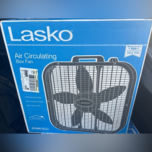 Other | 2 In 3 Speed Blk Box Fan Wsave Smart Technology 1800 Cfm And ...
